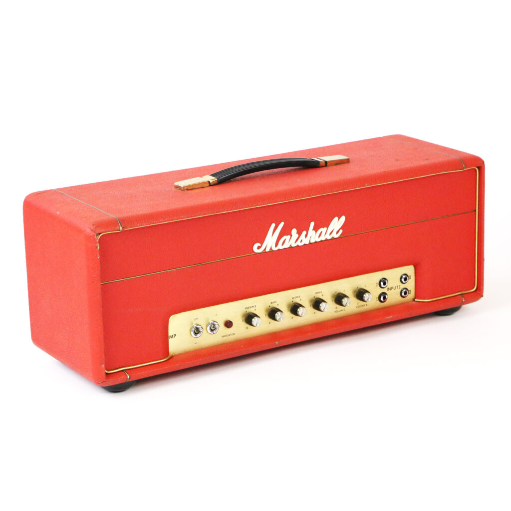 1970 Marshall Model 1986 JMP 50w Small Box Aluminum Panel Amplifier ...