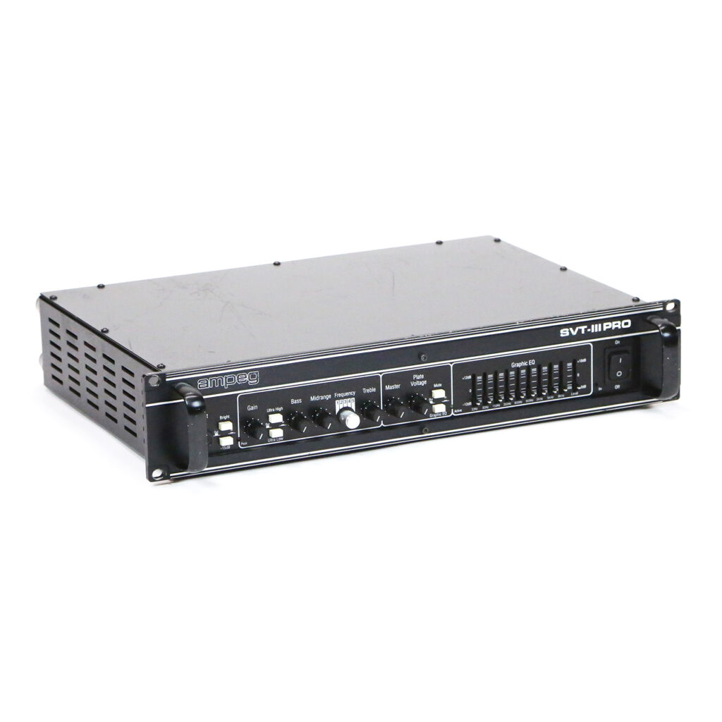 1990’s Ampeg SVT-III Pro Electric Bass Guitar Amplifier Rack Mount Head ...