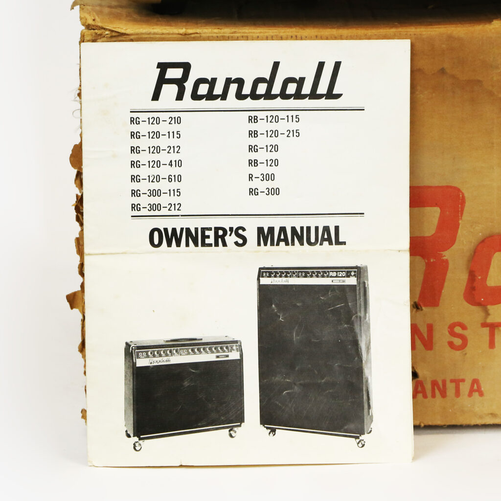 1981 Randall RG-120 PH Commander Vintage Electric Gutiar Amplifier ...
